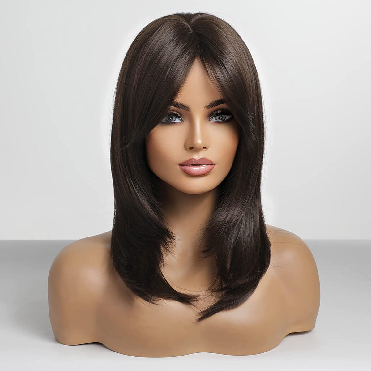 Synthetic Long Wigs Hair with Bangs for Daily Use – Wigyy