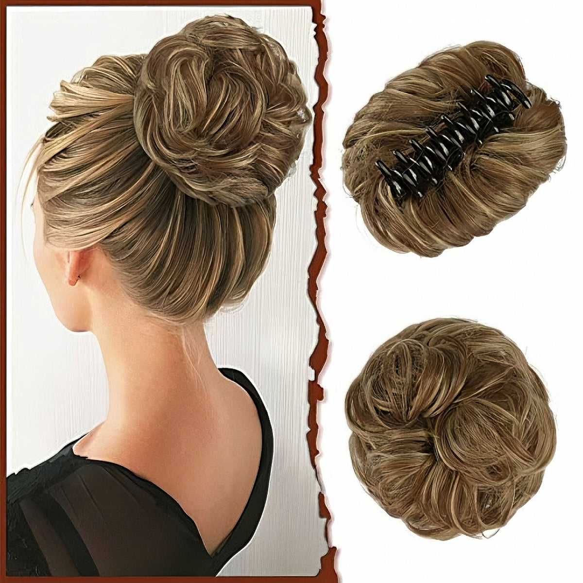 Claw Clip Messy Bun Hair Piece – Wigyy